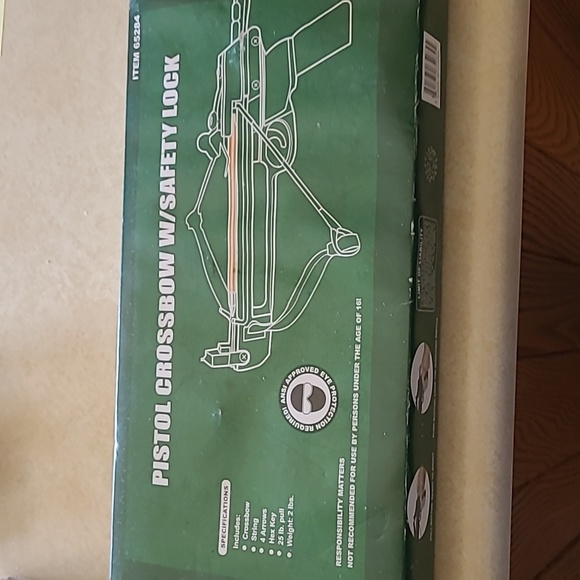 Source Unknown | Other | Nib Pistol Crossbow Wsafety Lock | Poshmark